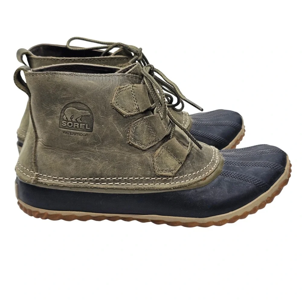 Sorel | Shoes | Sorel Out N About Leather Waterproof Ankle Duck Boots ...